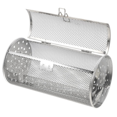 FONDOTIN Stainless Steel Grill Rolling Grill Basket Air Fryer Grilling ...