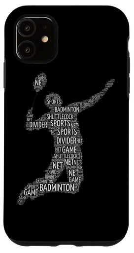 iPhone 11 Badminton shuttlecock player Case - Warehousesoverstock