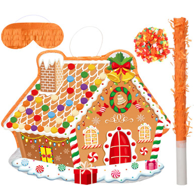 Christmas Gingerbread House Pinata 16 Inch Christmas Mexican Pinata ...