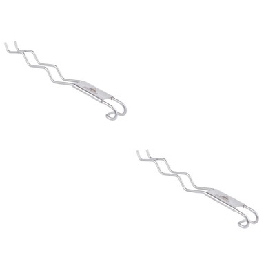Yardwe 2 Pcs Bbq Grill Cast Iron Grate Lifter Clips Barbecue Grid Clamp ...