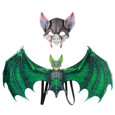 1 bat Wings Suit bat Eye mask Halloween Decoration Halloween bat ...