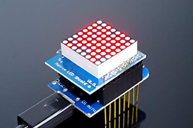 ACROBOTIC WeMos ESP8266 D1 Mini 8? Dot Matrix Shield for Arduino NodeMCU Raspberry Pi Wi-Fi IoT ...