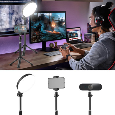 MamaWin Full Screen Light with Extendable Desk Stand for Easy ...