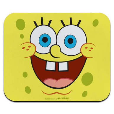 Spongebob Goofy Smile Face Low Profile Thin Rubber Mouse Pad Mousepad ...