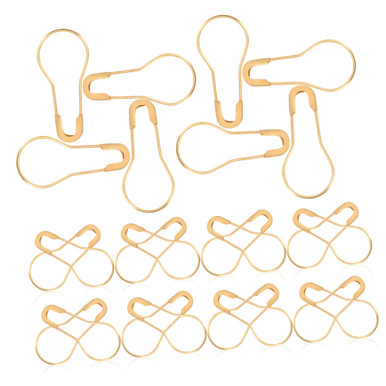 TEHAUX 800 Pcs Gourd Safety Steel Safety Bead Needle Calabash Pin Gourd ...