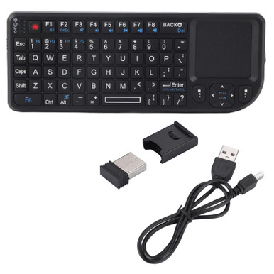 Wireless Touch TV Keyboard, Improve Typing Speed Ultra Mini Thin USB ...