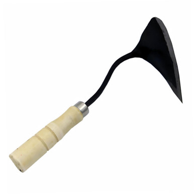 JEWEDECO Crooked Triangular Pick Garden Tool Cultivator Hoe Planting ...