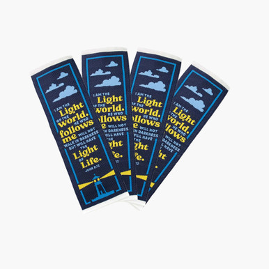 Fabric Bible Bookmark with Bonus Tassel Bookmark - Bulk Pack of 4 ...