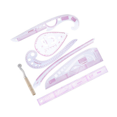 VILLCASE 1 Set 7pcs Design French Curve Tailors Ruler for Sewing ...