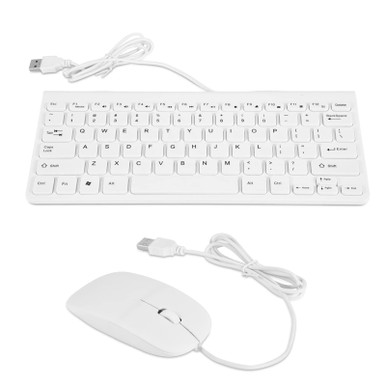 Ultra Thin USB Wired Keyboard Optical Mouse Mice Set Combo, Plug and ...