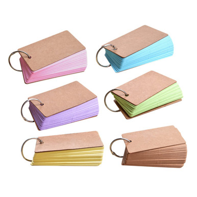 MAGICLULU 6pcs Blank Notepad Easy Study Cards Easy Flash Cards Easy ...