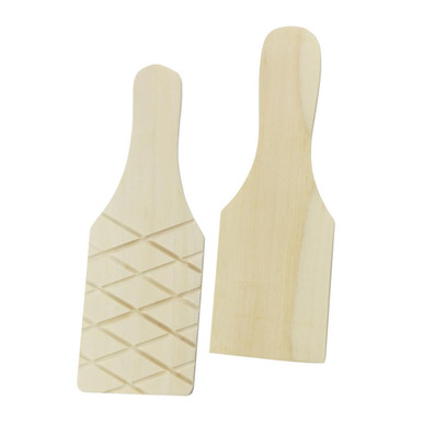 TEHAUX 4 Pcs Pottery Wooden Clapper Clay Modelling Paddle Clay Modeling ...