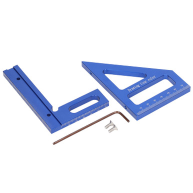 Angle Measuring Ruler, Layout Gauge Ruler, Alloy Layout Miter Gauge ...