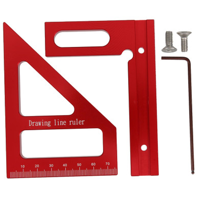 45 90 Line Drawing Ruler 90 Degree Triangle Ruler for Drawing Angle ...