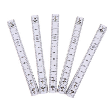 5 Pcs Plastic Folding Ruler Folding Measuring Ruler Folding Measuring ...