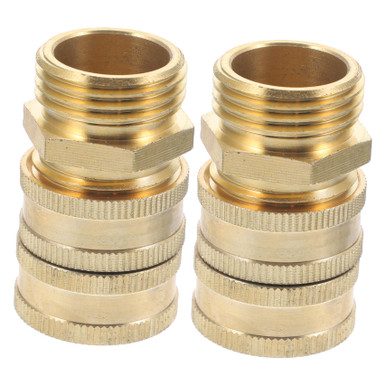 MARMERDO 2 Pairs Two-way Adapter Quick Connect Hose Connector Garden ...