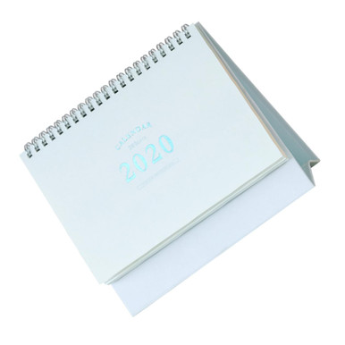 TEHAUX 1pc 2020 Easel Desk Memo Table Calendar Desk Flip Calendar ...
