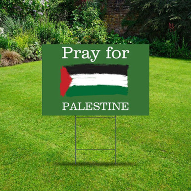 Pray for Palestine Lawn Signs with Stakes Lawn Yard Decorations for ...