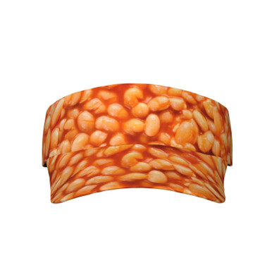 Funny Baked Beans Sport Sun Visor Adjustable Sun Cap Hat UV Protection ...