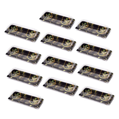 Baluue 20pcs Sushi Box Plastic Food Containers Disposable to Go ...