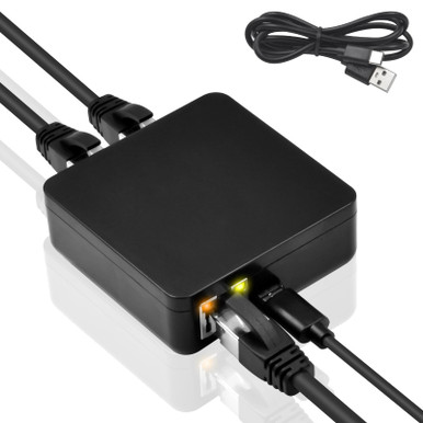 Poyiccot RJ45 Ethernet Splitter 1000mbps, Ethernet Splitter High Speed ...