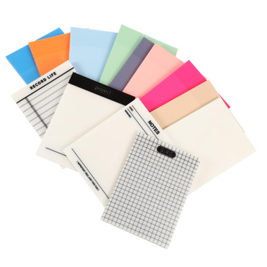 KALLORY 13 Compact Memo Pads Portable Note Pads Small Memo Note Pastel ...