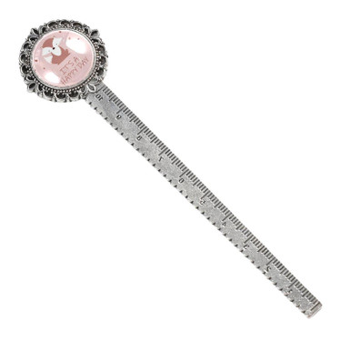 Metal Bookmark Ruler Silver Lovely Fox It's a Happy Day!-01 ...