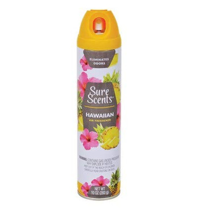 Sure Scents Hawaiian Air Freshener, 10 oz. Pack 3 - Warehousesoverstock