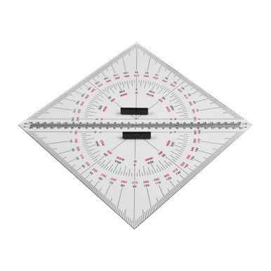 300mm Triangle Ruler Protractor for Ship Drawing Chart Drawing Geometry ...