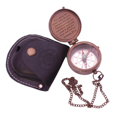 Religious Gifts for Men Engraved Compass for I Know The Plans -God ...