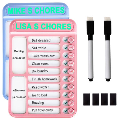 QYYDWN Dry Erase Chore Chart for Multiple Kids Chore Board ADHD Tools ...