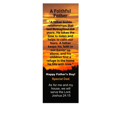 Happy Father's Day Faithful Father Special Dad Fathers Day Gift from ...
