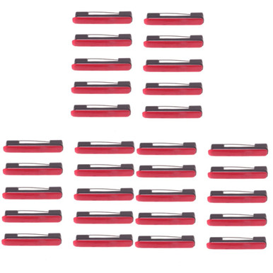 Ciieeo 300 Pcs Metal Adhesive Pin Back Blank Labels Nametags Crafting ...