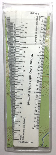 Map Ruler Set for The National Geographic Trails Illustrated Map Series ...