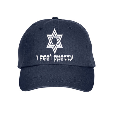 Press Fans - I Feel Pretty Jews Jewish Hat Baseball Cap Distressed ...