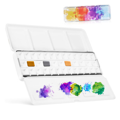 TEHAUX Box Pack tin Box Mix Portable Color Box Palette Pigment Color ...
