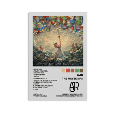 JINOS AJR Poster The Maybe Man Album Cover Canvas Posters Decorative ...