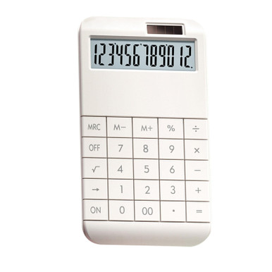 Desktop Calculator Solar Powered Battery Operated 12 Digits Detachable ...
