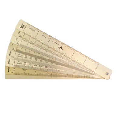 Alumicolor Aluminum Multi Function Drafting Scale for Architect ...