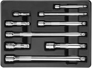 DURATECH Wobble Socket Extension Bar Set, 1/4", 3/8", 1/2" Drive Socket ...