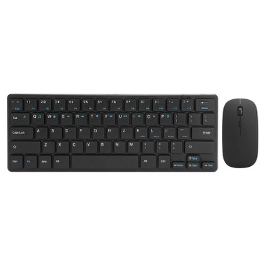 PUSOKEI 2.4Ghz Wireless Keyboard Mouse Kit, PC Portable Ergonomics No ...