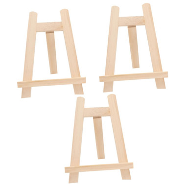 PRETYZOOM 3 Pcs Desk Easel Stand Painting Triangle Easeleasel Small ...