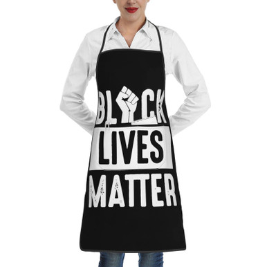 Black Lives Matter Apron Men'S Womans Wai Cloth For Kitchen Uniform Bib ...