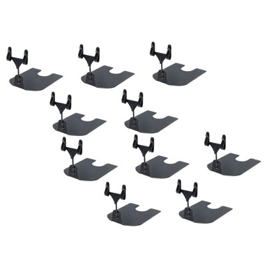 LALAFINA 10pcs Display Board Shop Label Holder Metal Sign Food Tags for ...