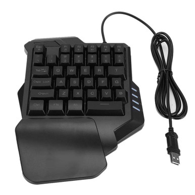 One Hand Gaming Keyboard, OneHanded Throne Left Hand Mechanical Keypad ...