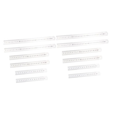 SEWACC 12 Pcs Engineering Ruler Double Scale Ruler Office Ruler Metric ...