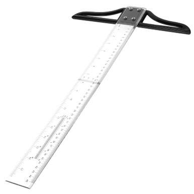 iplusmile T Square Ruler Acrylic Graduated in Inch Architect Ruler ...