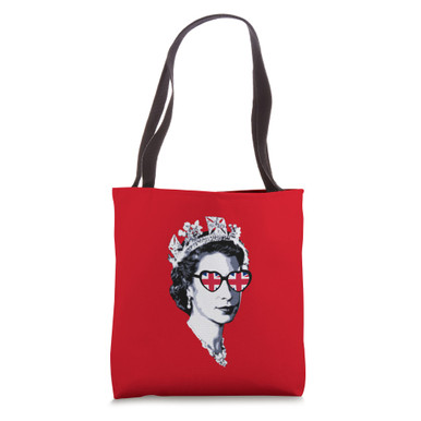 British Queen 70th Anniversary Platinum Jubilee Celebration Tote Bag ...