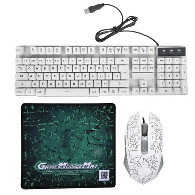 Cuifati Wired Keyboard Mouse Combo,Lighting USB1.1/2.0 Keyboard Mouse ...