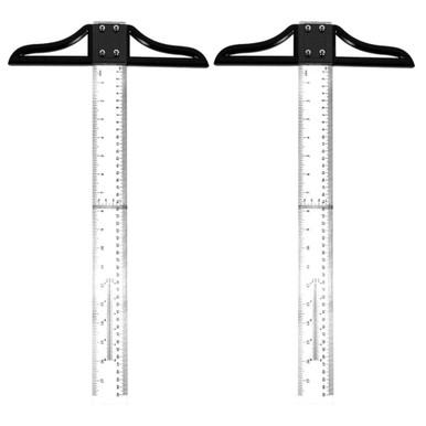 CLISPEED 2 Pcs T Square Acrylic Ruler Architect Drafting Ruler 17 ...